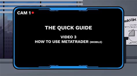 Quick Guide Video 3 How To Use Metatrader Mobile Youtube