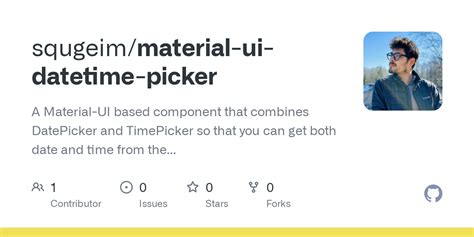 Github Squgeimmaterial Ui Datetime Picker A Material Ui Based Component That Combines