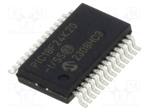 Pic18f24k20 I Ss Microchip Technology Ic Pic Microcontroller 64mhz 1 8÷3 6vdc Smd Ssop28