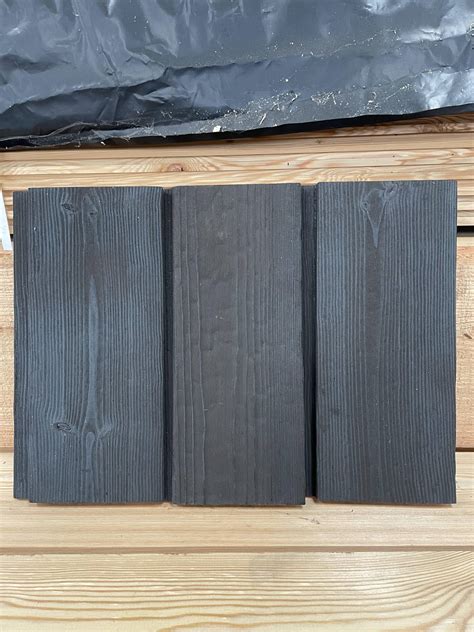 Siberian Larch Charred Board On Board Cladding Timberulove
