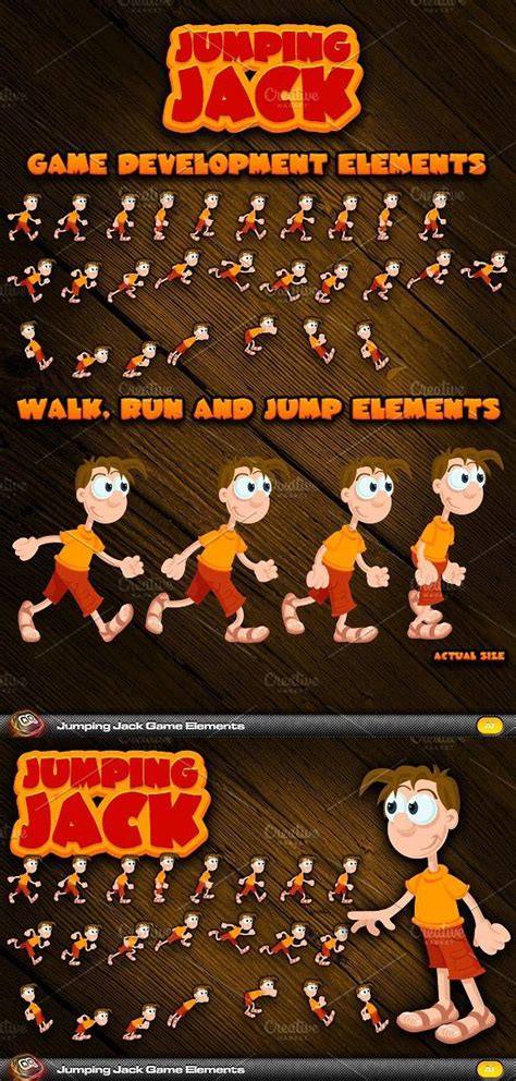 Jumping Jack Game Elements Game Development Games Jack