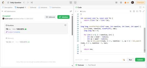 Harsh Kumar On Linkedin Day48 Leetcodechallenge Coding Binarysearch Algorithmoptimization