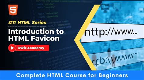 Chapter 11 How To Add Favicon Using Html5 Youtube