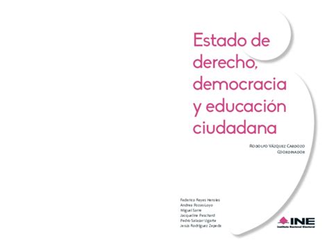 Pdf Democracia Mínima Y Estado De Derecho