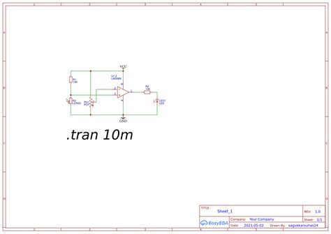 LDR Ckt EasyEDA Open Source Hardware Lab LDR Ckt EasyEDA Open Source Hardware Lab