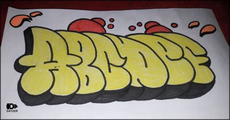 How To Draw Graffiti Letters A Beginner S Guide Dayzerart