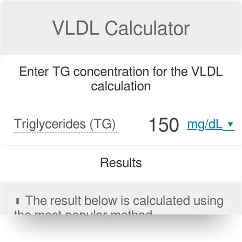 The Vldl Formula How To Calculate Your Vldl Levels 58 Off