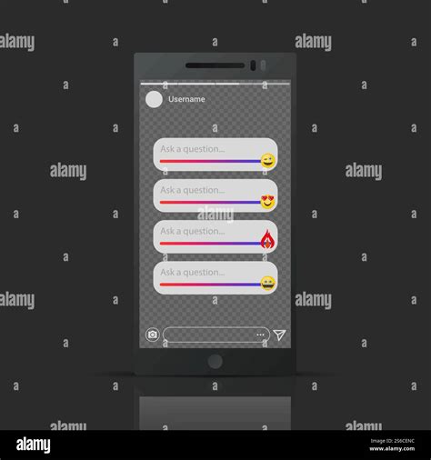 Inspired By Instagram Stories Emoji Sliders Vector Template