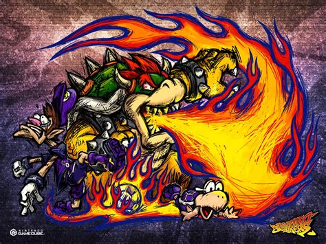 Bowsers Castle Super Mario Wallpapers Wallpaper Cave
