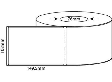 Thermal Direct Labels Mm X Mm Mm Core Wholesale Thermal Labels Supplies Melbourne