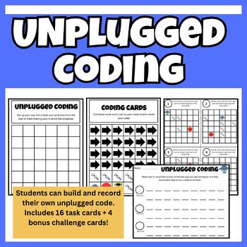 Unplugged Coding Activity By Jessica Froome TPT