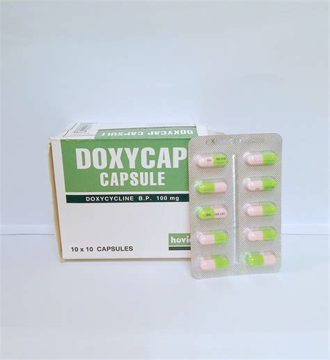 Doxycap Doxycycline Mg Per Card Of Capsules Beta Pharmacy