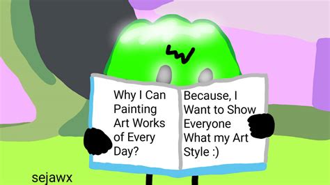 Bfb Bfdi Gelatin Read Adapted Book Version Memes By Sejawx On Deviantart