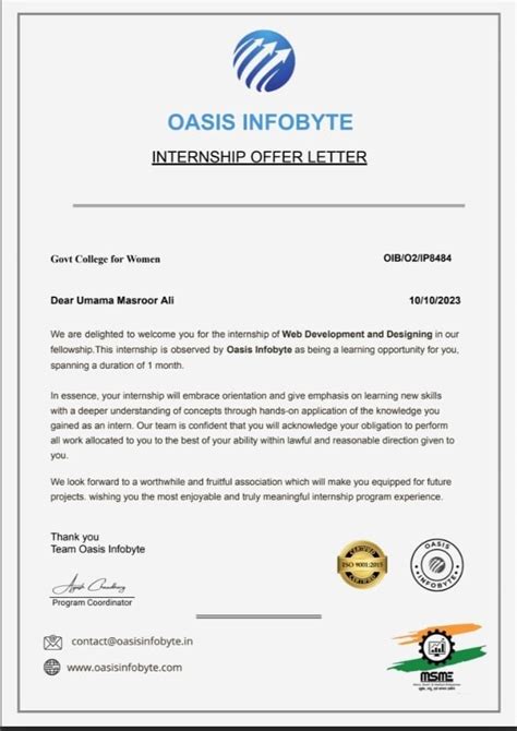 umama fatima on linkedin webdevelopment webdevelopment internship