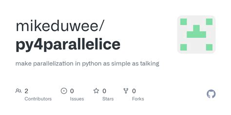 Github Mikeduweepy4parallelice Make Parallelization In Python As