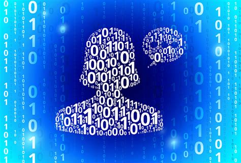 Female Communication Head Binary Code Blue Vector Pattern Background