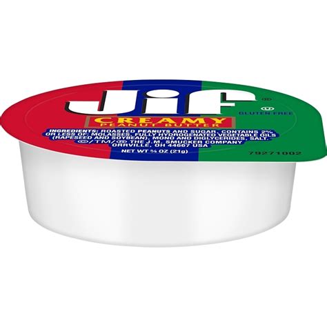 Jif Creamy Peanut Butter Portion Cups Us Foods Chefstore