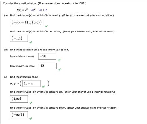 solved consider the equation below if an answer does not exist