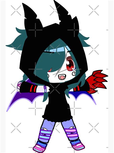 Vampire Girl For Halloween Made In Gacha Club Girl With Vampire Style Perfect To Wear On