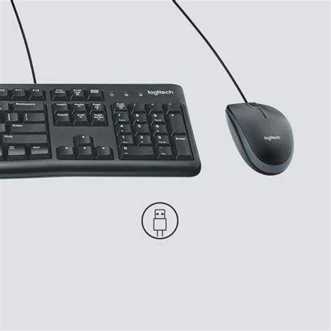 Logitech Mk120 Wired Keyboard Mouse Combo At Best Price In Belagavi