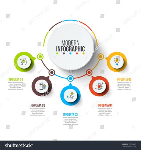 추상 Infographics 번호 옵션 템플릿입니다벡터 그림워크플로 스톡 벡터로열티 프리 539105467 Shutterstock