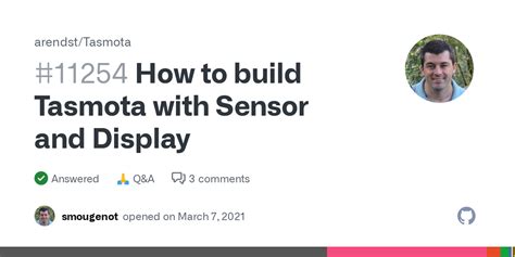 How To Build Tasmota With Sensor And Display Arendst Tasmota Discussion GitHub