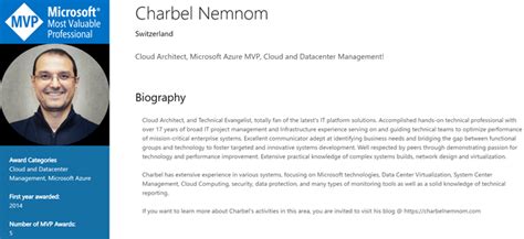 Renewed Microsoft Mvp 2019 2020 Adding The Microsoft Azure Expertise Charbel Nemnom Mvp