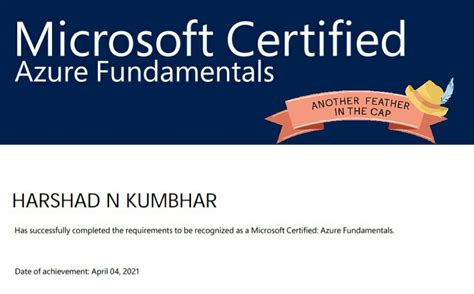 Harshad Kumbhar On Linkedin Salesforce Azurecertification Azurecertified Az900