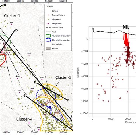 Map Shows Distribution Of Meq Event After Waveform Cross Correlation Download Scientific