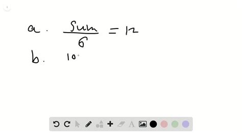 SOLVED A Add To Each Measurement In Exercise And Calculate The Mean Median And Modes Of