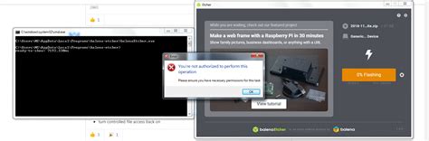 Windows Bits Permission Error Issue Balena Io Etcher GitHub