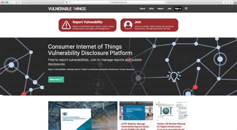 IoT Security Foundation Unveils Vulnerability Disclosure Platform THINK Digital Partners