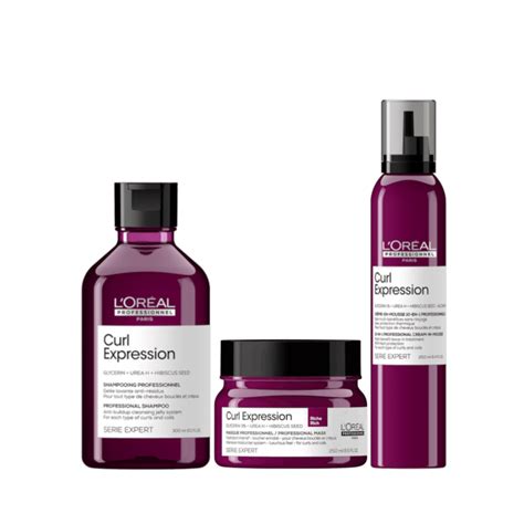 Kit Curl Expression Shampoo Mascara Y Mousse Chico Serie Expert Loréal Professionnel 1001