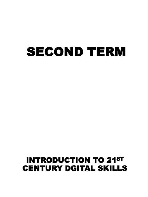 Grade 10 Ict Second Term Masternote Pdf Computer Network Telecommunications