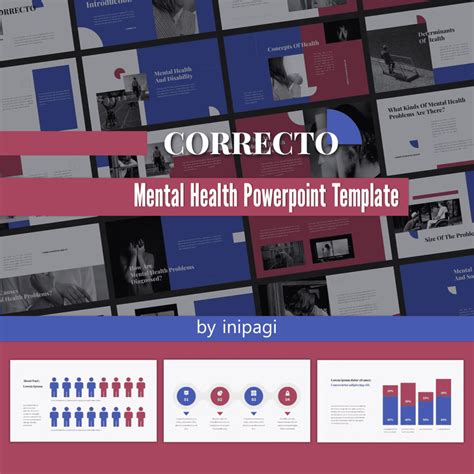 Correcto Mental Health Powerpoint Template MasterBundles