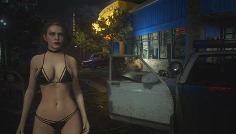 Jill Hot Bikini Latex Black Patch Resident Evil 3 Remake Mods