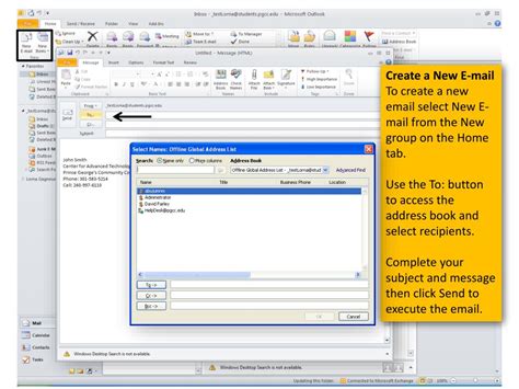 PPT An Introduction To Outlook PowerPoint Presentation Free Download ID