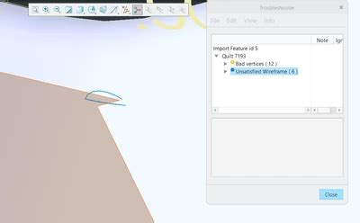 Importing A Step Mostly Imported As A Surface Community