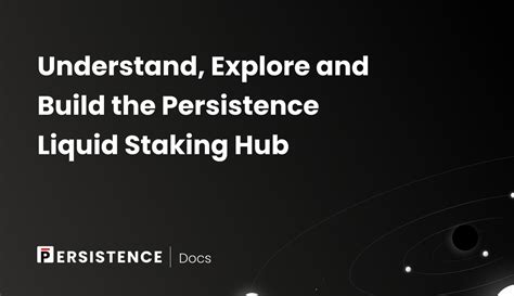 Overview Persistence One