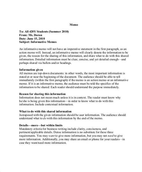 Google Doc Memo Template