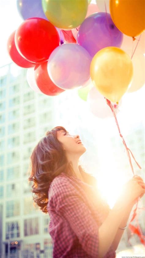 Girl And Balloon Wallpapers Wallpaper Cave