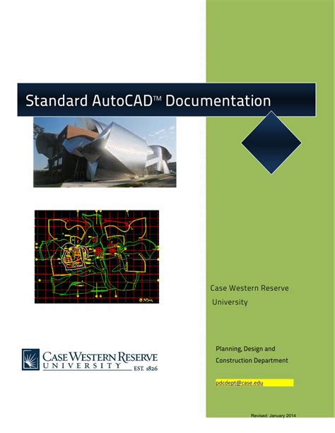 Pdf Standard Autocad™ Documentation A101 · Drawing File Should Contain Only Those Layers