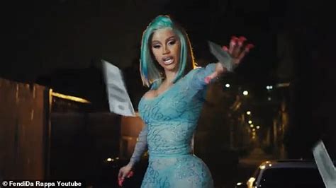 Cardi B Puts On A Busty Display And Twerks At Paris Fashion Week Party Daily Mail Online