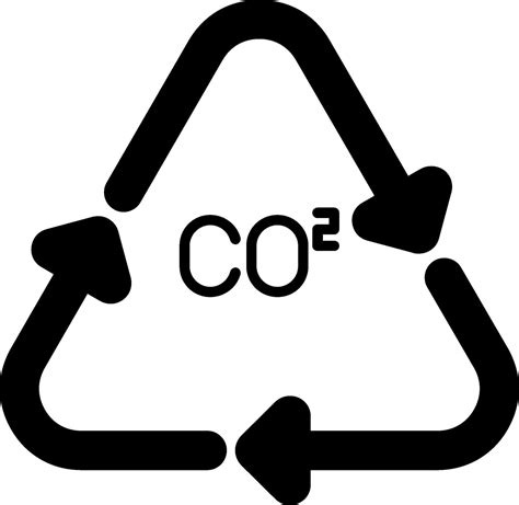 Carbon Offset Symbol Glyph Icon 49293485 Vector Art At Vecteezy