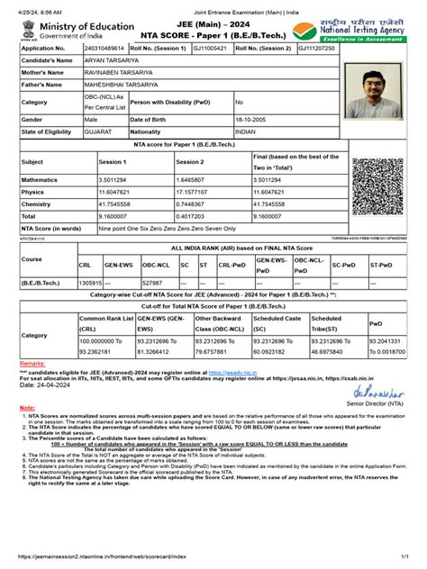 Aryan Jee S3 Pdf Tests Qualifications