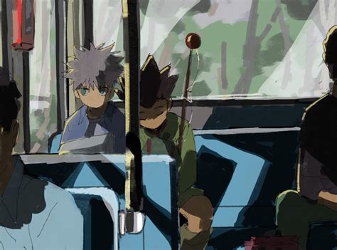Killua Zoldyck And Gon Freecss Hunter X Hunter Drawn By Mitotomiko