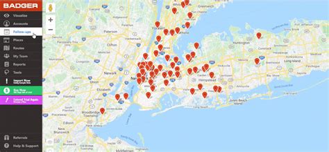 how does ‘follow ups work badger maps