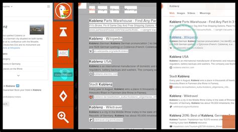 Navigation In Web Left Click Emulation Activated Middle Links Are Download Scientific