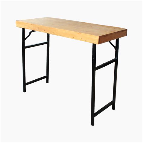 Wooden High Table With Metal Legs Party Guide