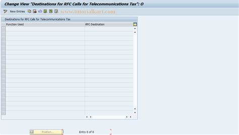 Fpuctrfc Sap Tcode Rfc Destination For Telco Tax